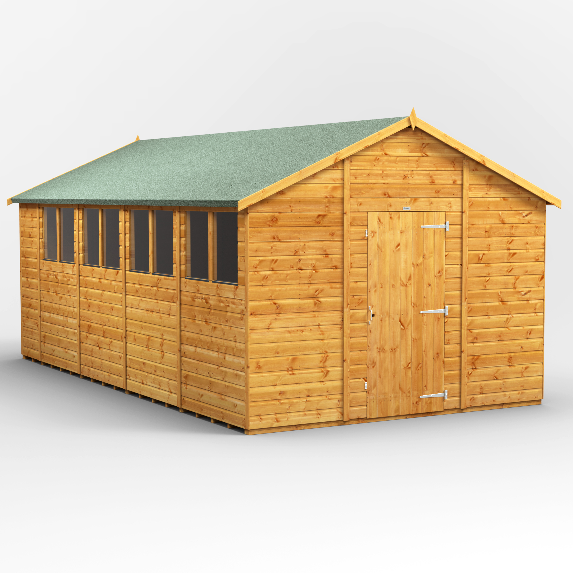 Large Oren 18' x 10' Shiplap Modular Custom Apex Shed - Which Shed?
