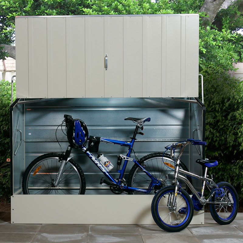 The Green Trimetals Ramped Metal Bike Shed - Which Shed?