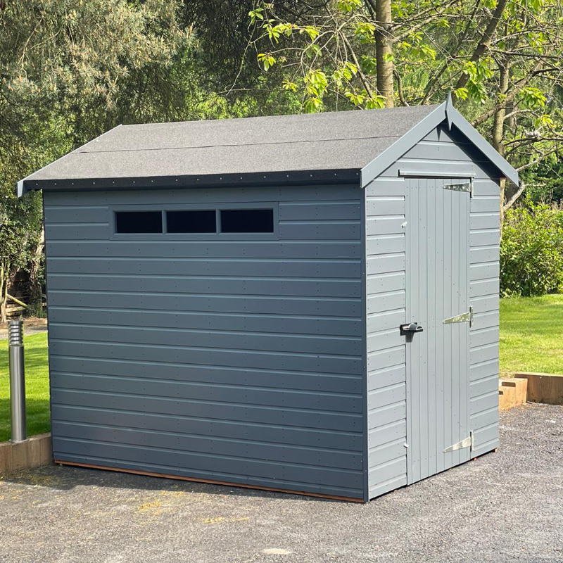 The Loxley 8' x 10' Shiplap Apex Security Shed - Which Shed?