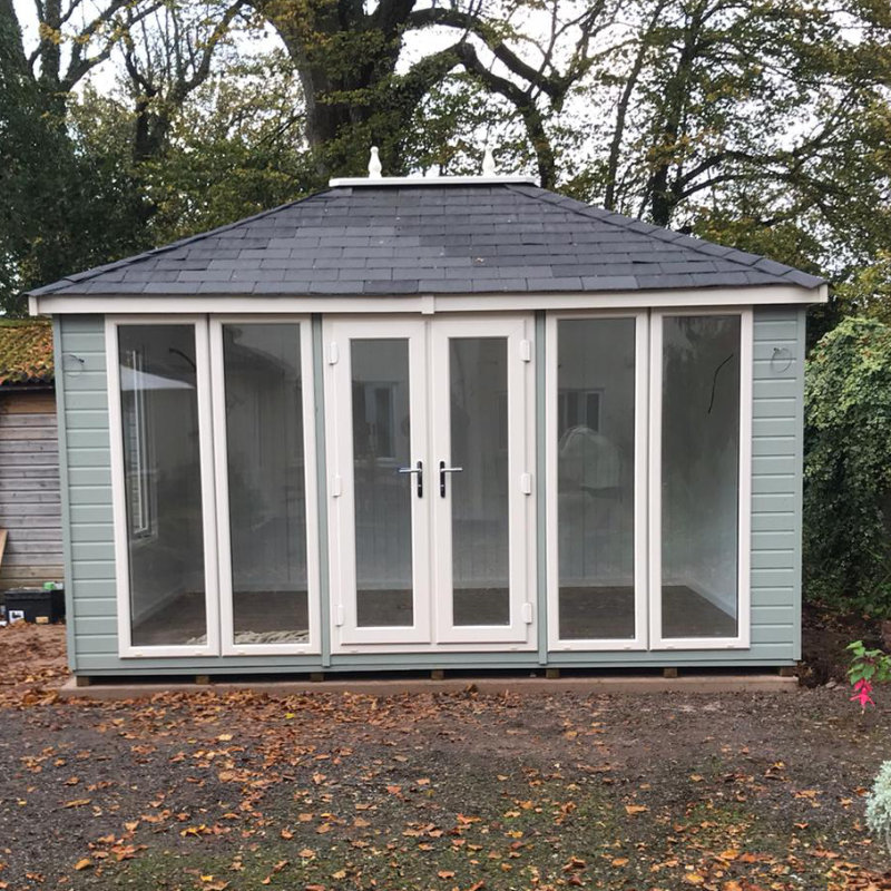 Yorick Tailor-Made Insulated Garden Room - Painted Variant - Dimensions ...
