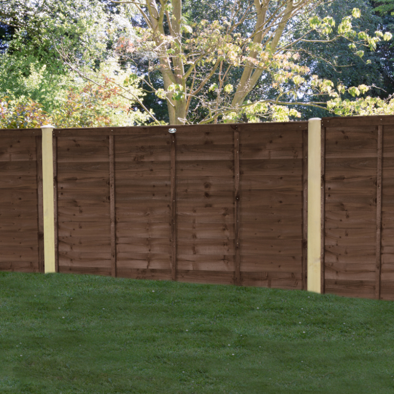Hartwood 3' x 6' Treated Modern Lap Fence Panel - Which Shed?