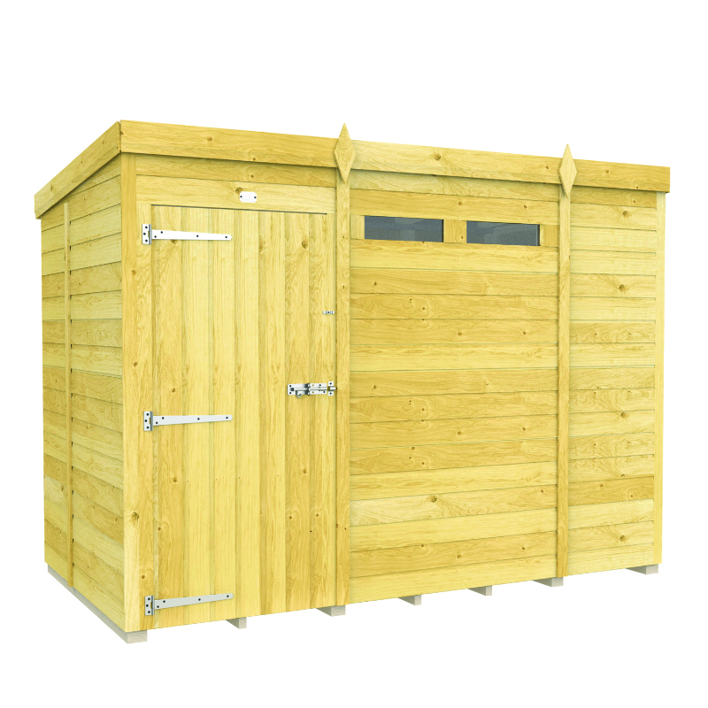 Oren 6' x 8' Shiplap Customized Apex Security Shed - Which Shed?
