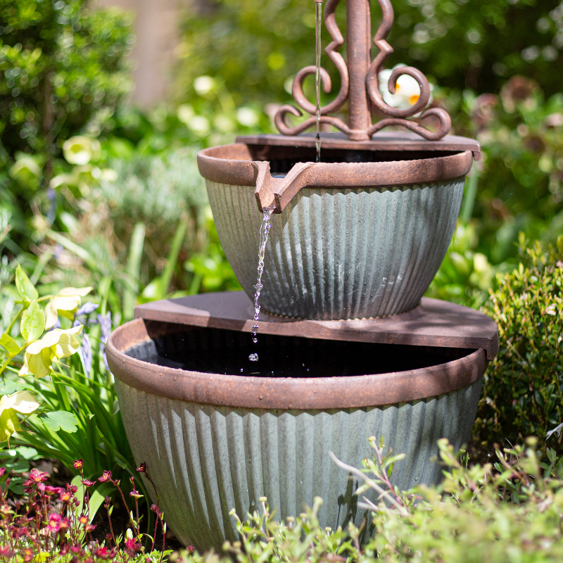 The Amber Falls Water Feature by La Hacienda - Which Shed?