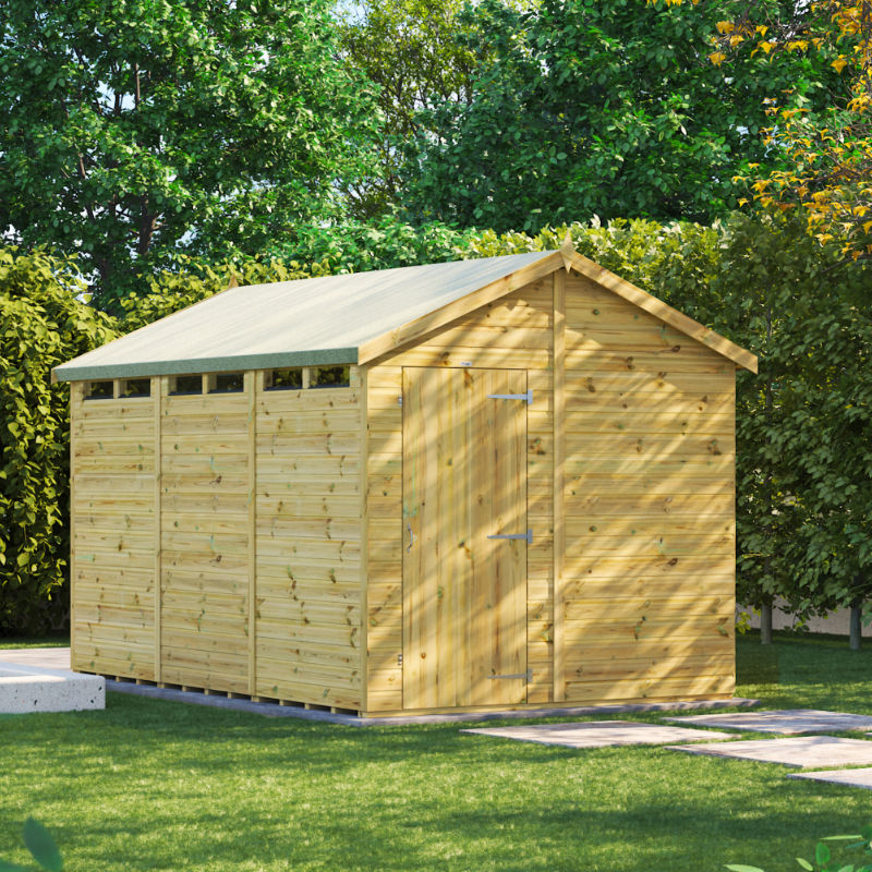 Oren 8' x 8' Deluxe Tongue-and-Groove Modular Bespoke Apex Shed - Which ...