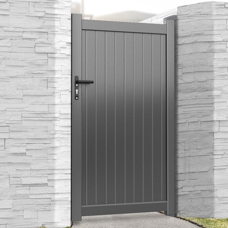 Grey Devon Premium Metal Side Gate - Which Shed?