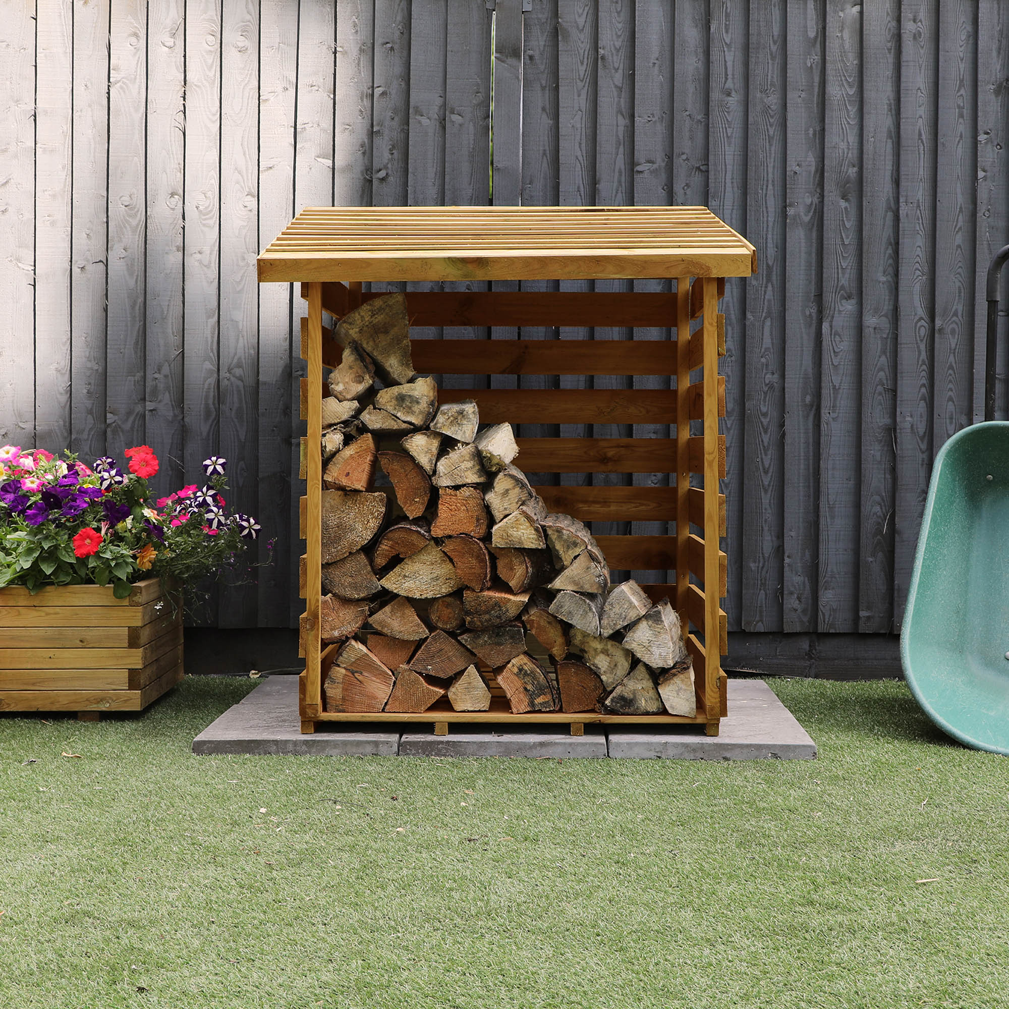 5' Tall Single Log Storage from Moorvalley - Which Shed?