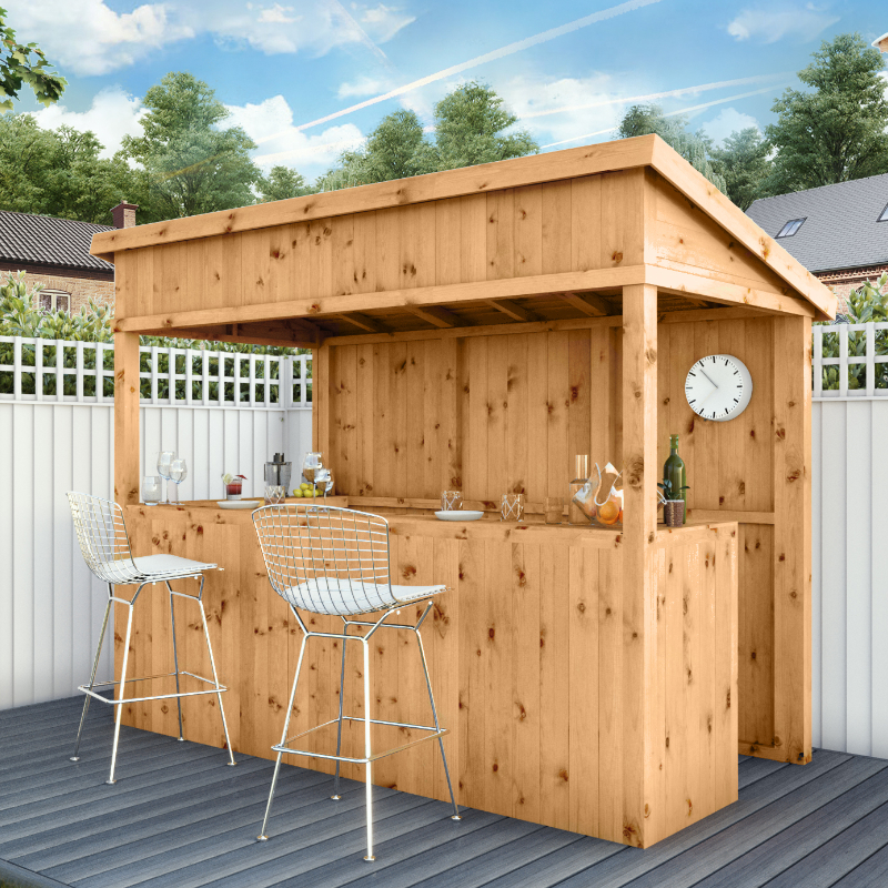 The Adley 9' x 4' High-Quality Treated Garden Bar - Which Shed?