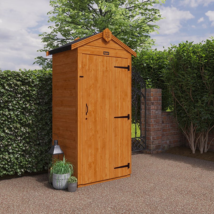 Compact 3'x3' Storage Hut - TigerFlex Shiplap Apex Tool Storage Shed ...