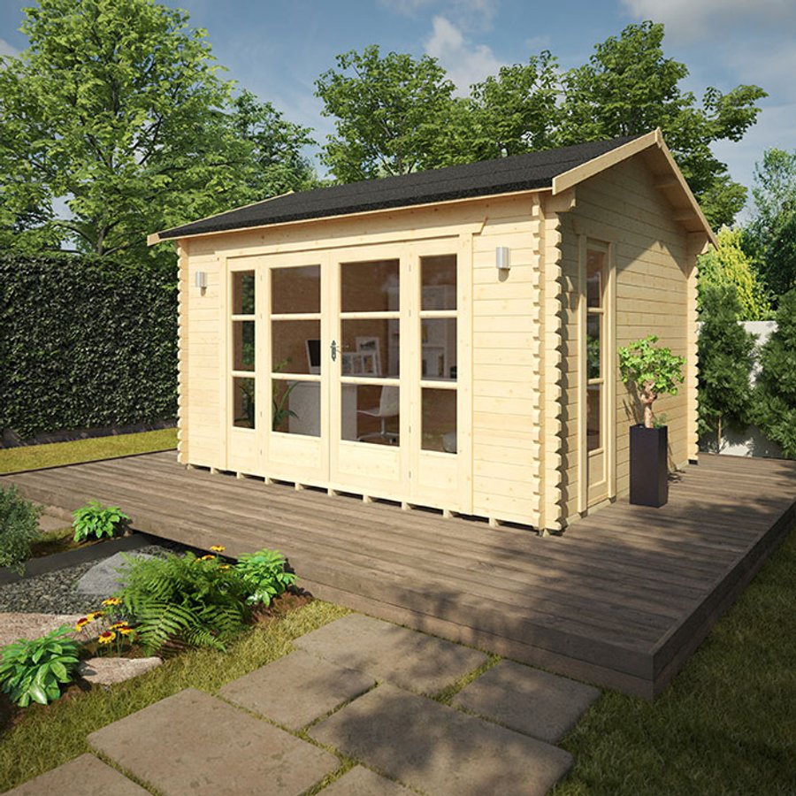 The Balinese Garden Studio - 14'x12' Tiger Cabin at Whichshed.co.uk ...